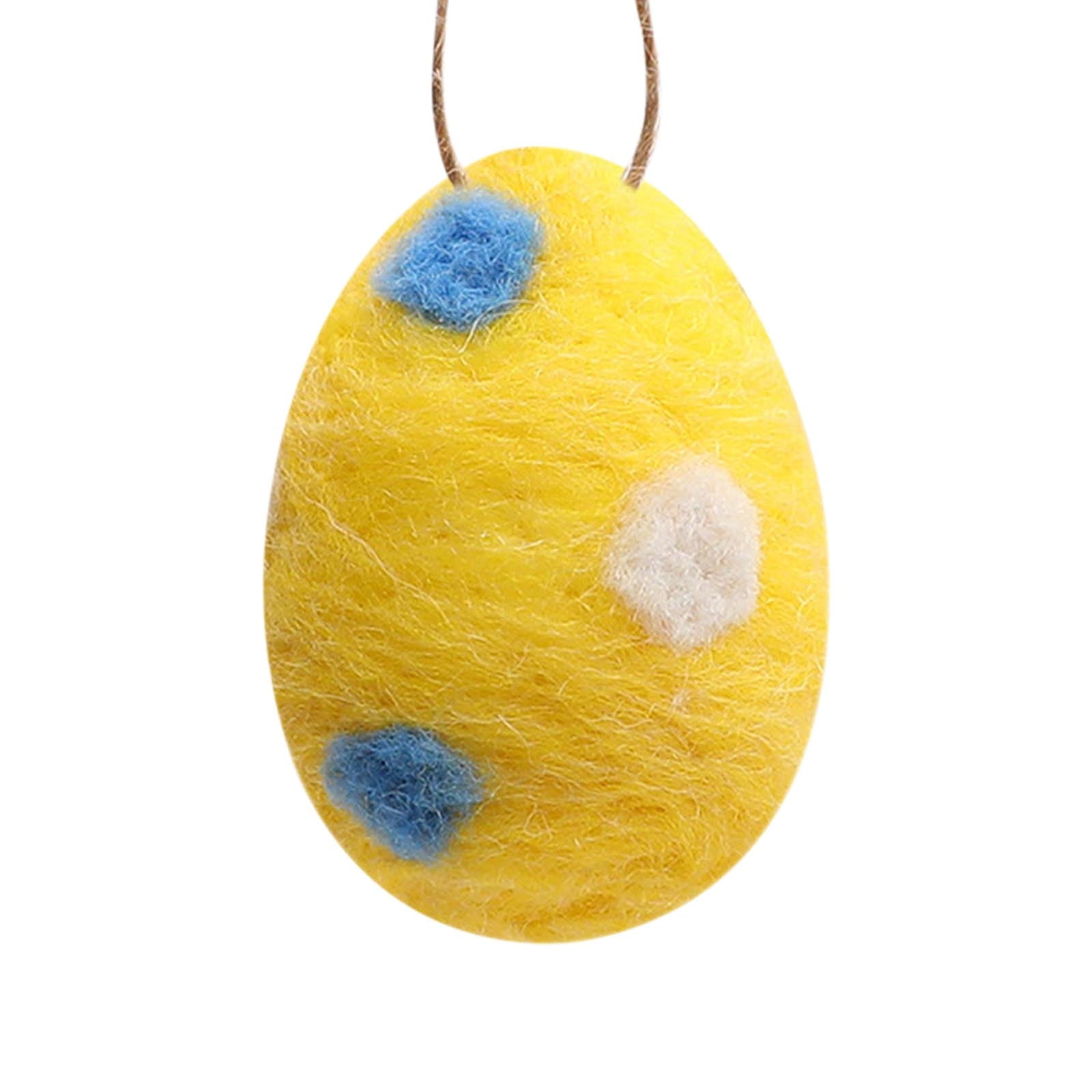 Zhourta Easter Simulation Wool Foam Wreath Decoration Fun Activity for ...