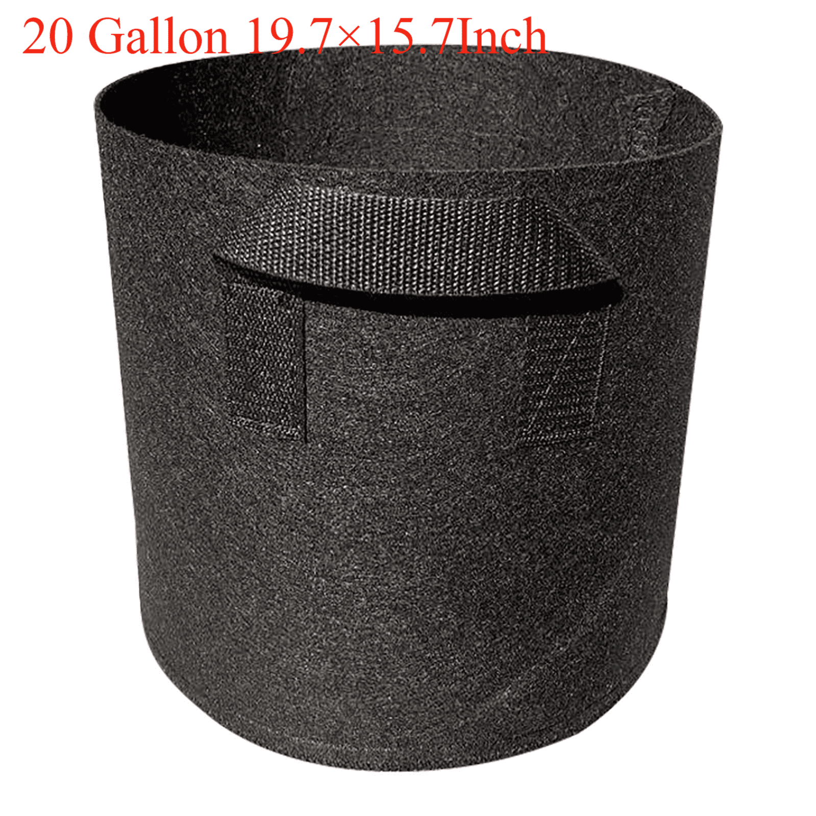 Zhourta Fabric Planters Grow Bags Black Gallon Bag Heavy Cloth Pots ...