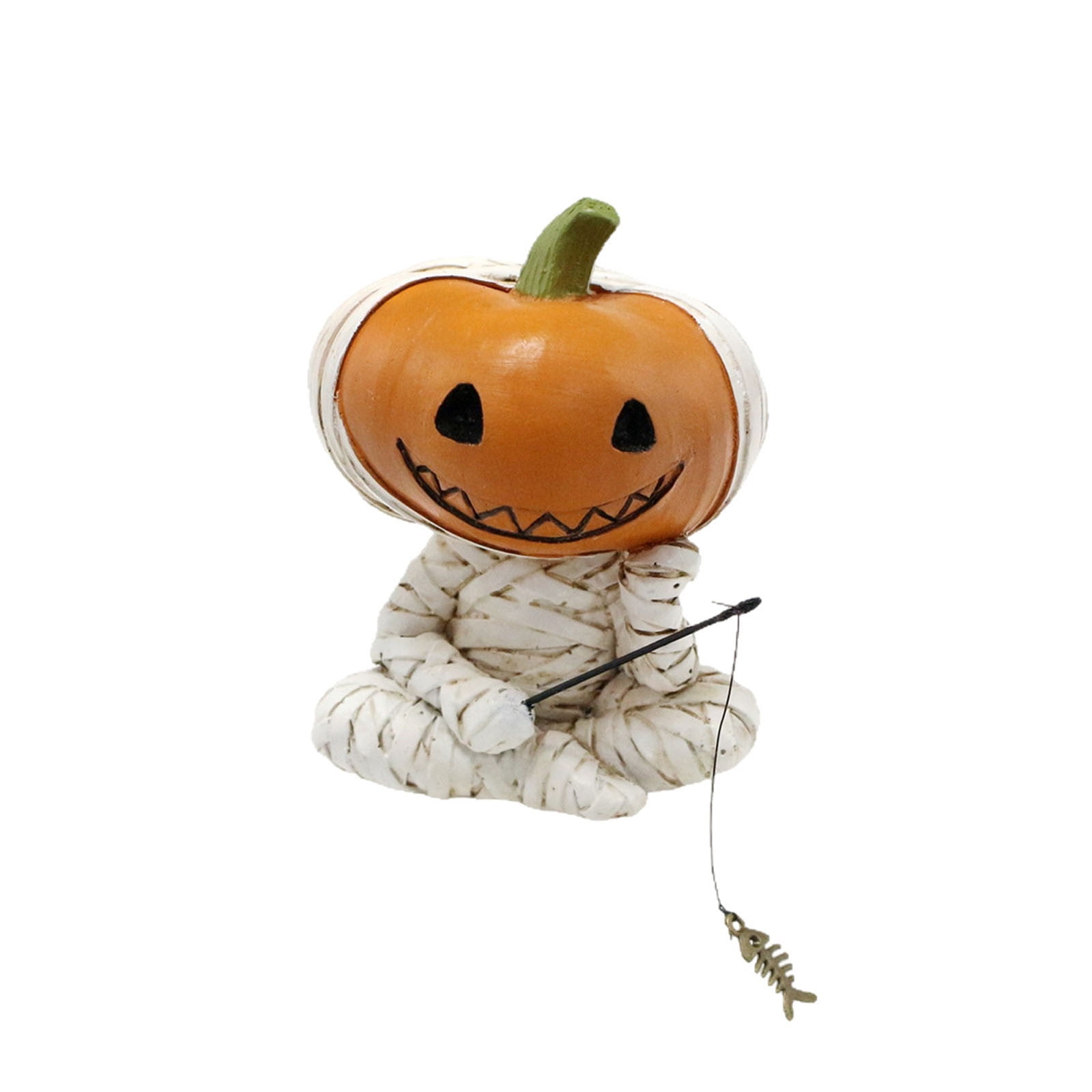 Zhourta Halloween Pumpkin Man Decor Spooky Animated Scary Pumpkin Head ...