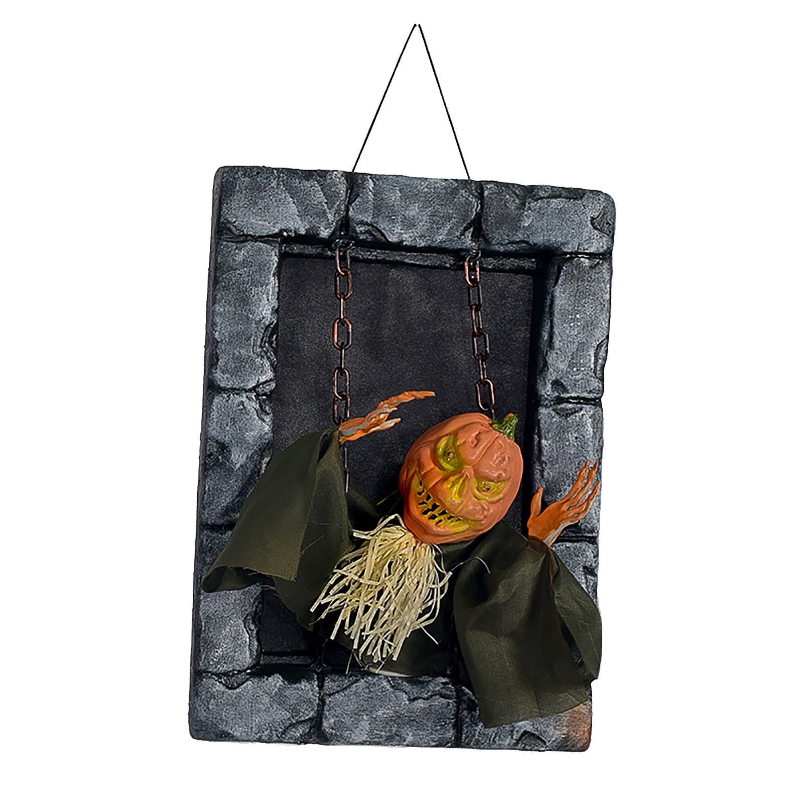 Zhourta Halloween Tombstone Decor with Motion Sensor LED Lights ...