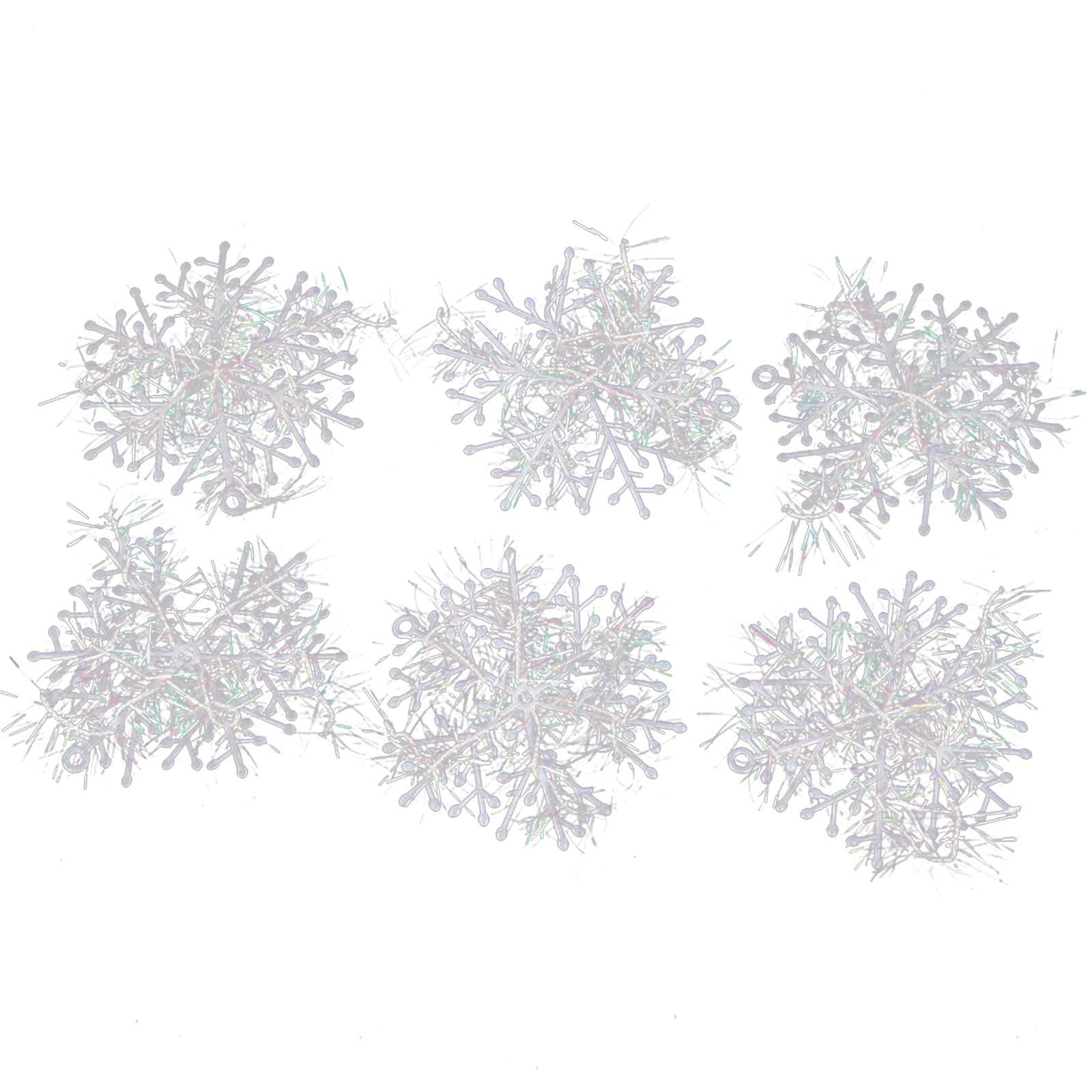 Zhourta Large Snowflake Set Artificial Fake Snowflake Decoration ...