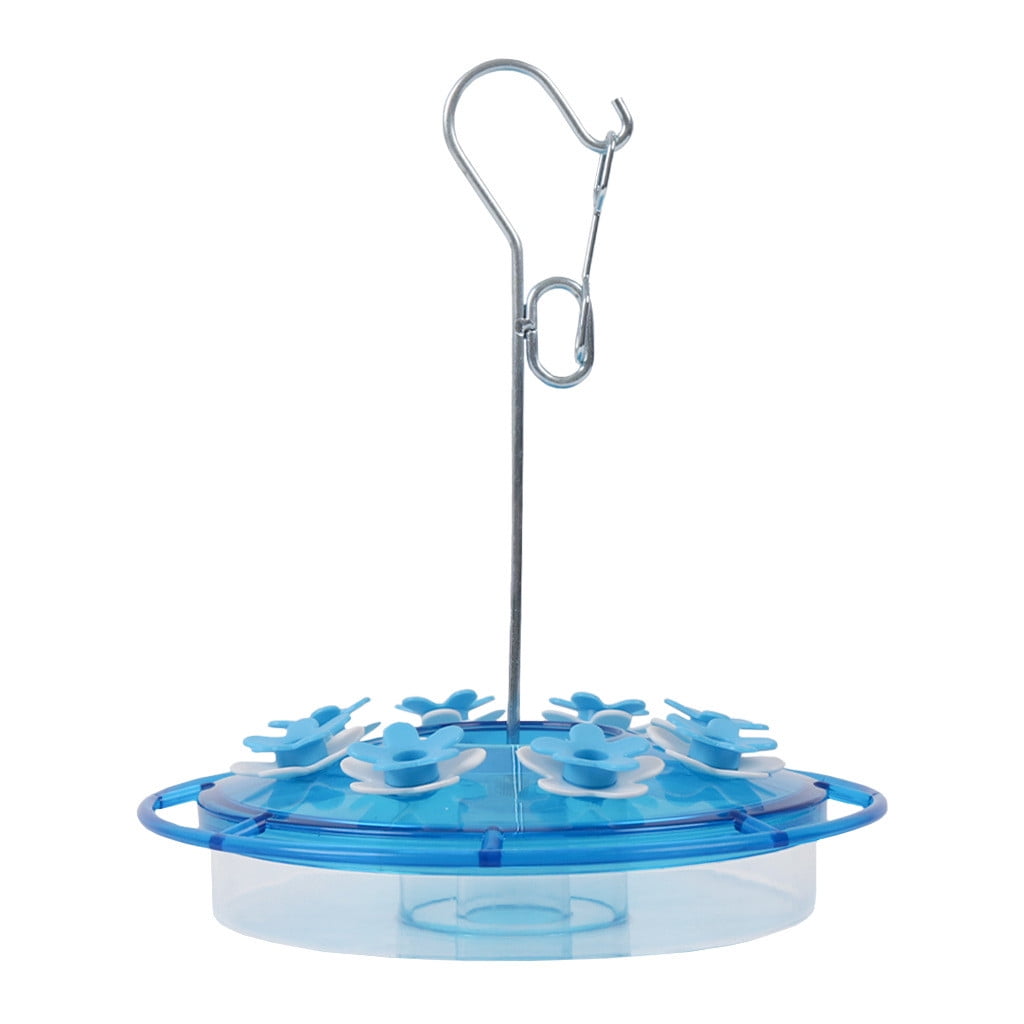 Zhourta Round Hummingbird Feeder Rain and Squirrel Prevention Garden ...