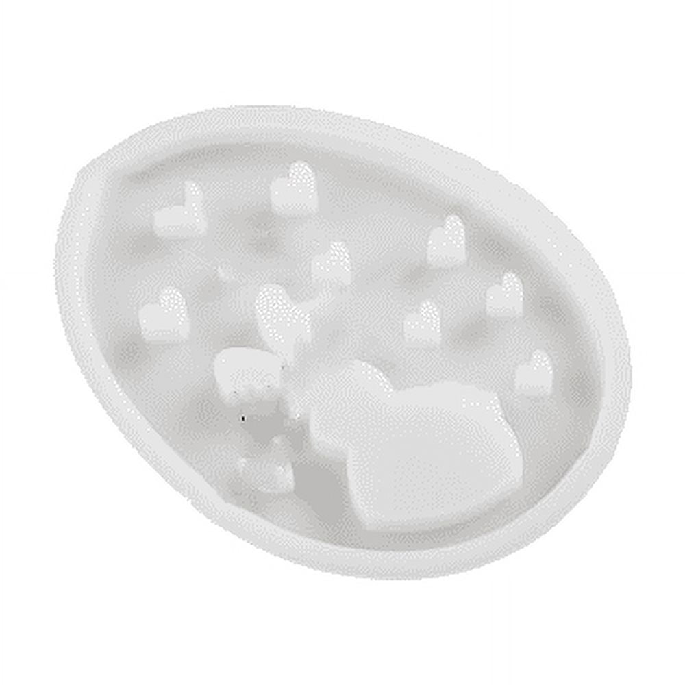 Zhourta Silicones Molds Easter Eggs Plaster Molds Casting Easter Bunny ...