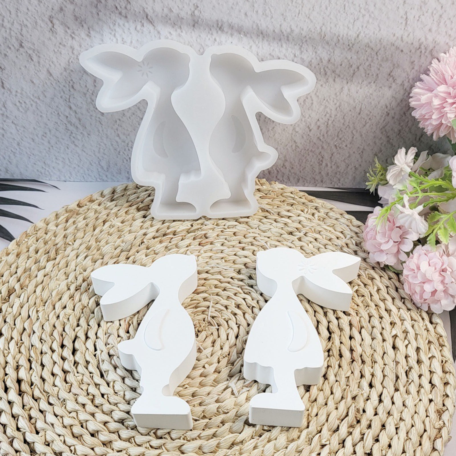 Zhourta Tall And Short Standing Ornament Cement Gypsum DIY Fun Activity ...