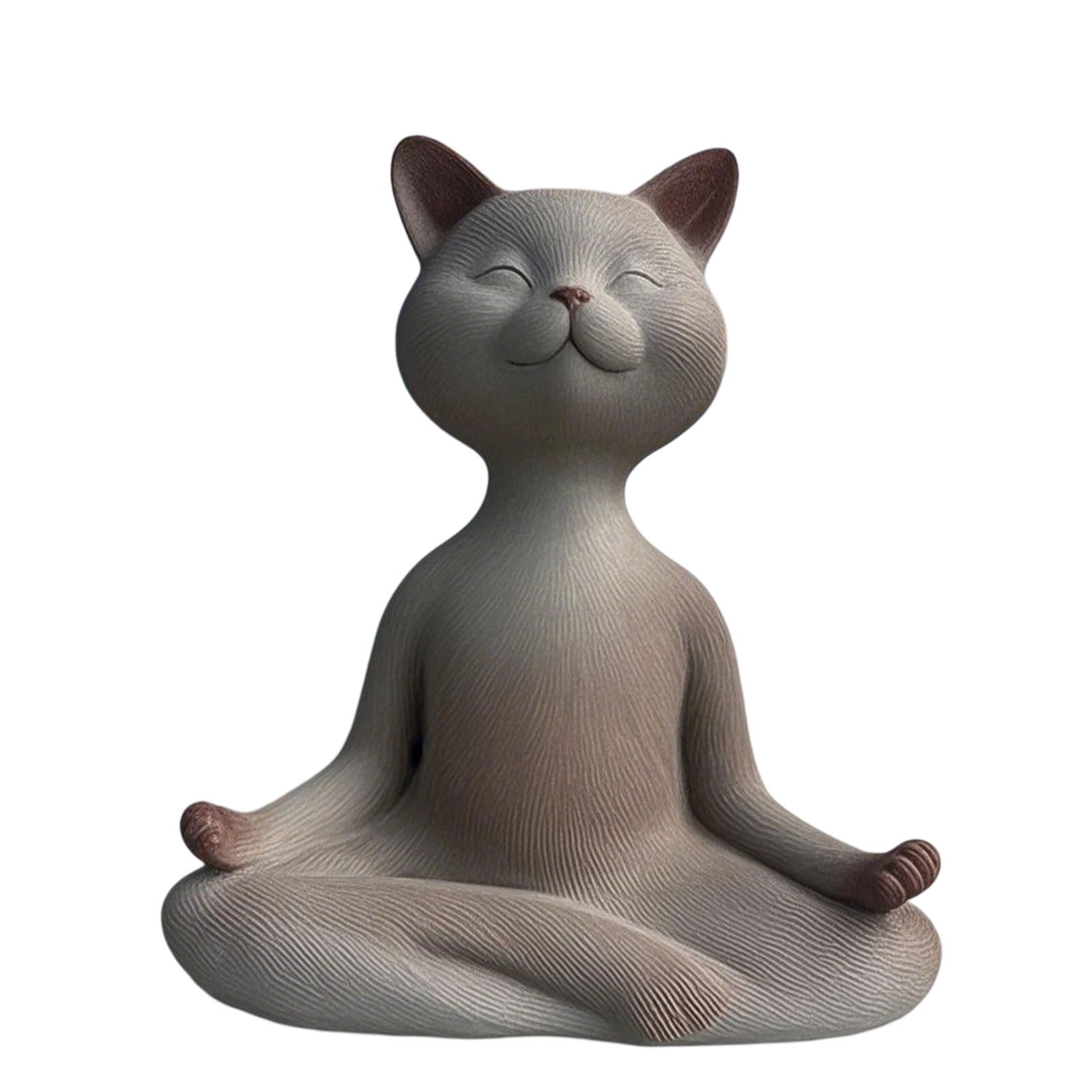 Zhourta Yoga Cats Resin Ornament Outdoor Cat Statues for Garden ...