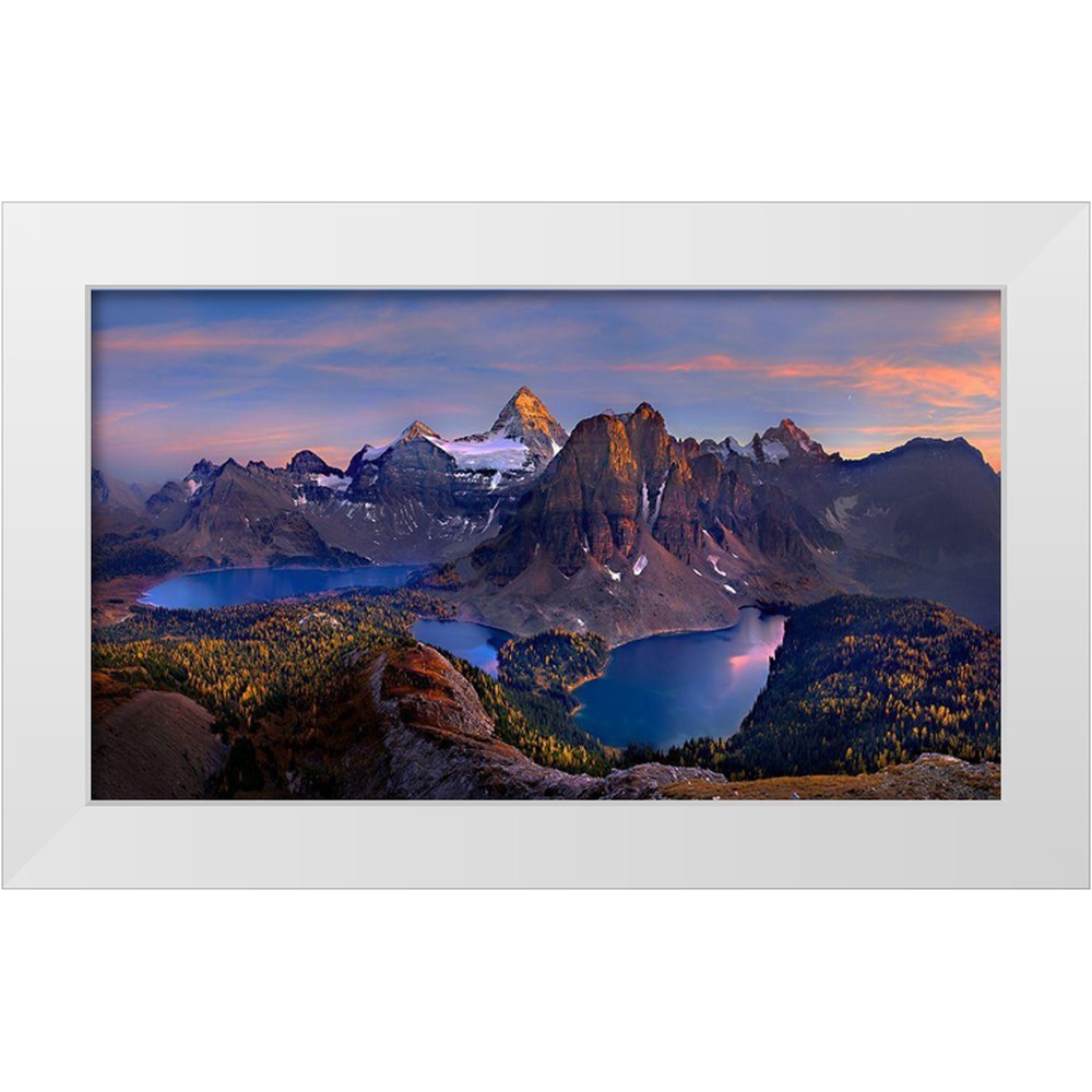 Zhu, Hua 18x12 White Modern Wood Framed Museum Art Print Titled - Mount ...