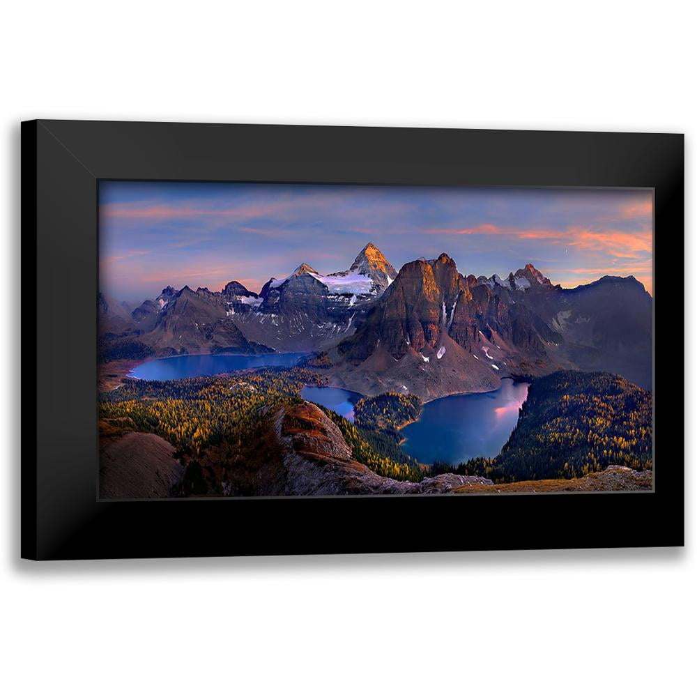 Zhu, Hua 24x15 Black Modern Framed Museum Art Print Titled - Mount ...