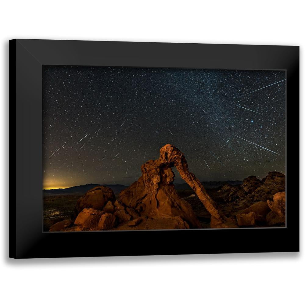 Zhu, Hua 24x17 Black Modern Framed Museum Art Print Titled - Geminid ...