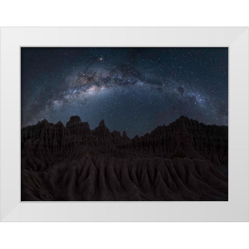 Zhu, Jingshu 18x14 White Modern Wood Framed Museum Art Print Titled ...
