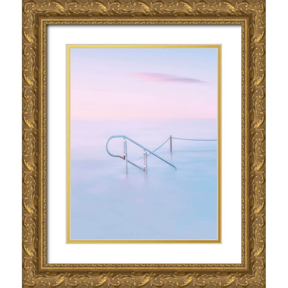 Zhu, Jingshu 19x24 Gold Ornate Wood Framed with Double Matting Museum ...