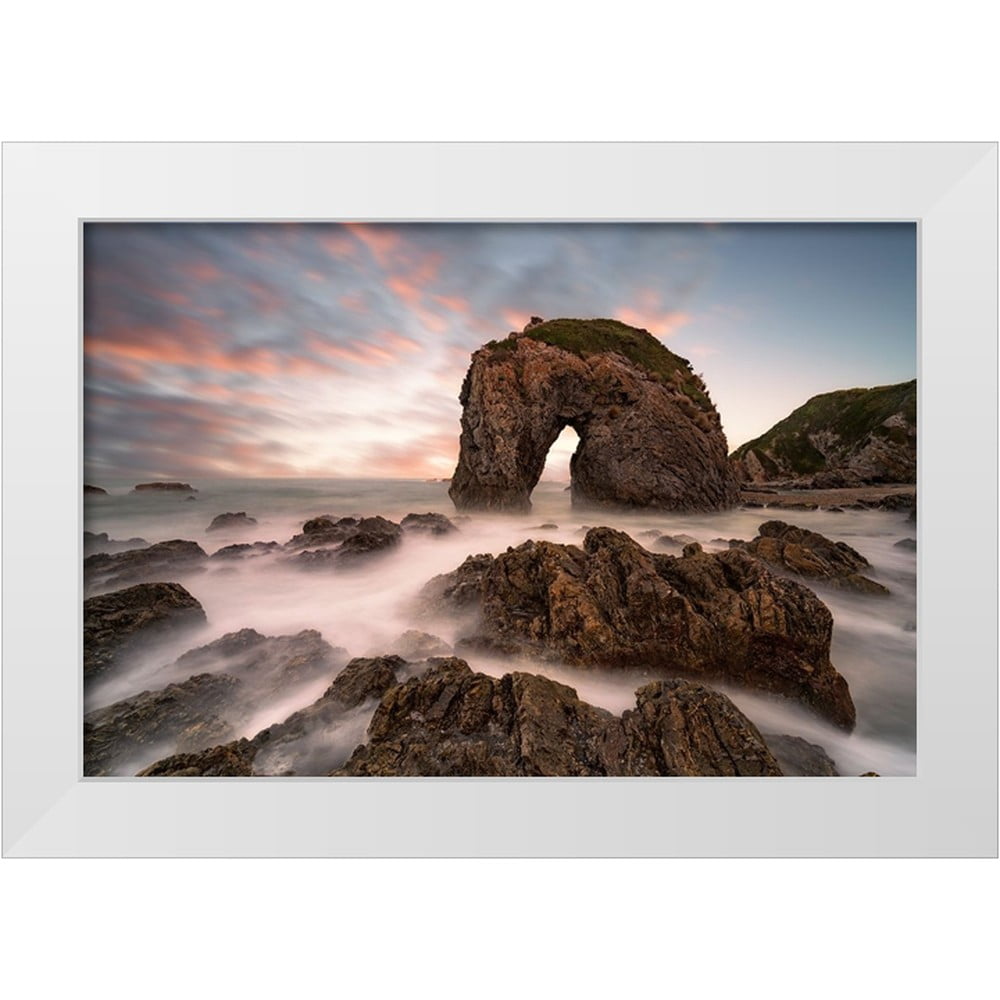 Zhu, Jingshu 24x17 White Modern Wood Framed Museum Art Print Titled ...