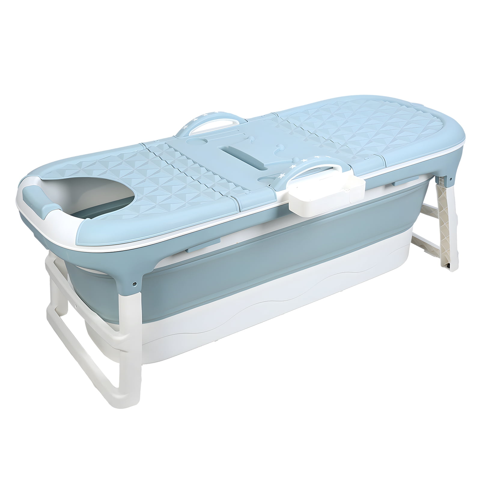ZhuWa 58/50/46 inch Foldable Bathtub, Portable Bathtub for Adult, Large ...