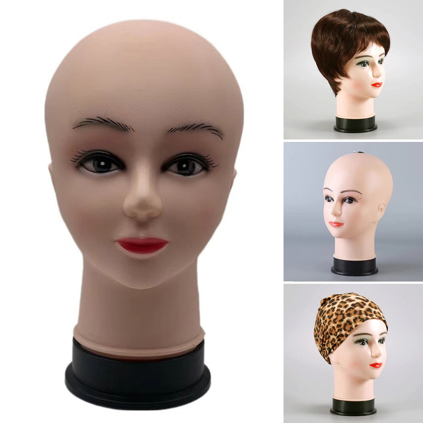 ZhuWa Clearance Display Mold, Bald Female Mannequin Head Professional ...