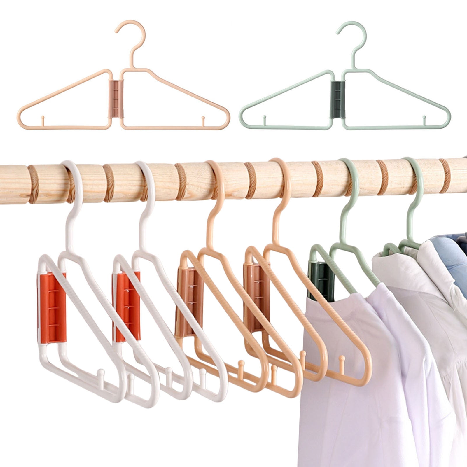 ZhuWa Collapsible Hanger Clothes Drying Rack Strong Load-bearing Not ...
