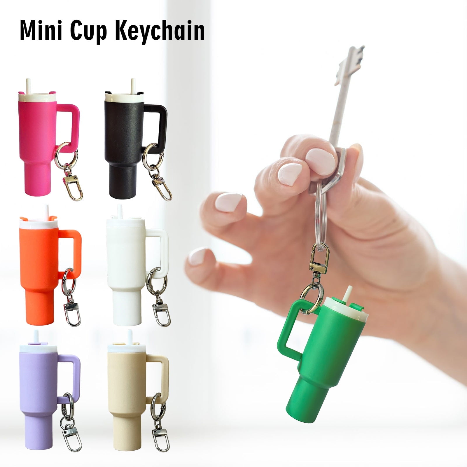 ZhuWa Mini Tumbler Keychain Compact Design Detachable Mini Water Cup ...