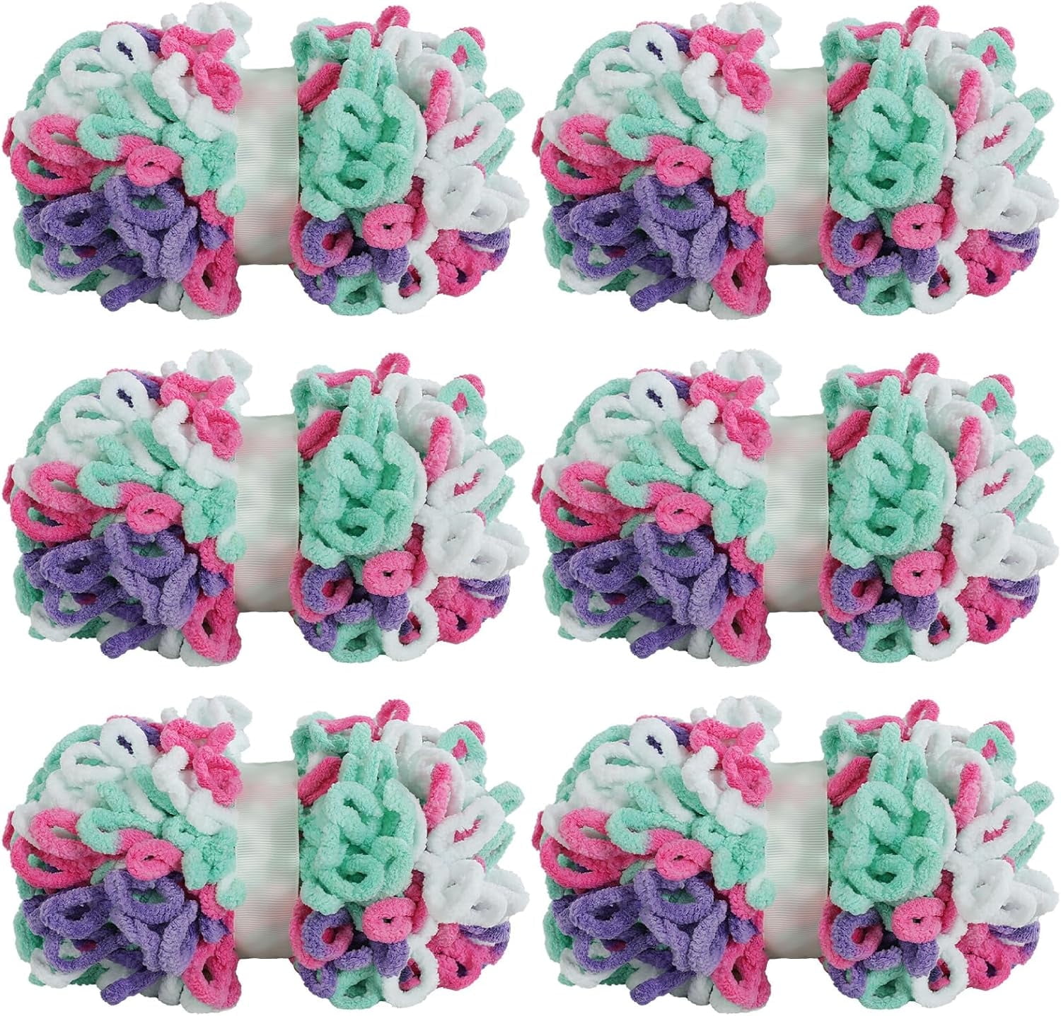 6/12/18/30 Skein Bulky Loop Yarn for Finger Knitting Soft,Off The Hook ...