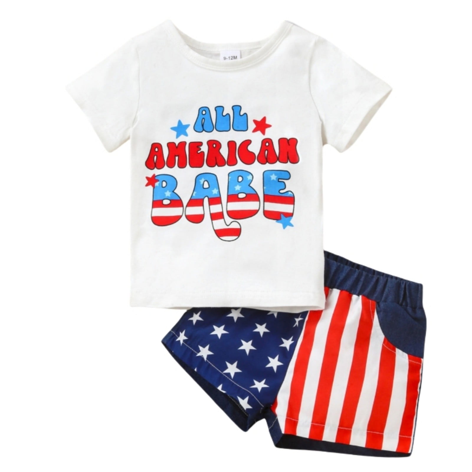 Zhuashum 4Th Of July Outfits For Boys 3-4 Years Short Sleeve Round Neck ...