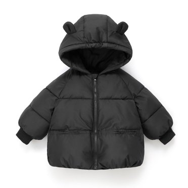 Lovebay 1-6T Toddler Children Boy Girl Padded Puffer Jacket Fleece Lined Hooded Winter Coat ...