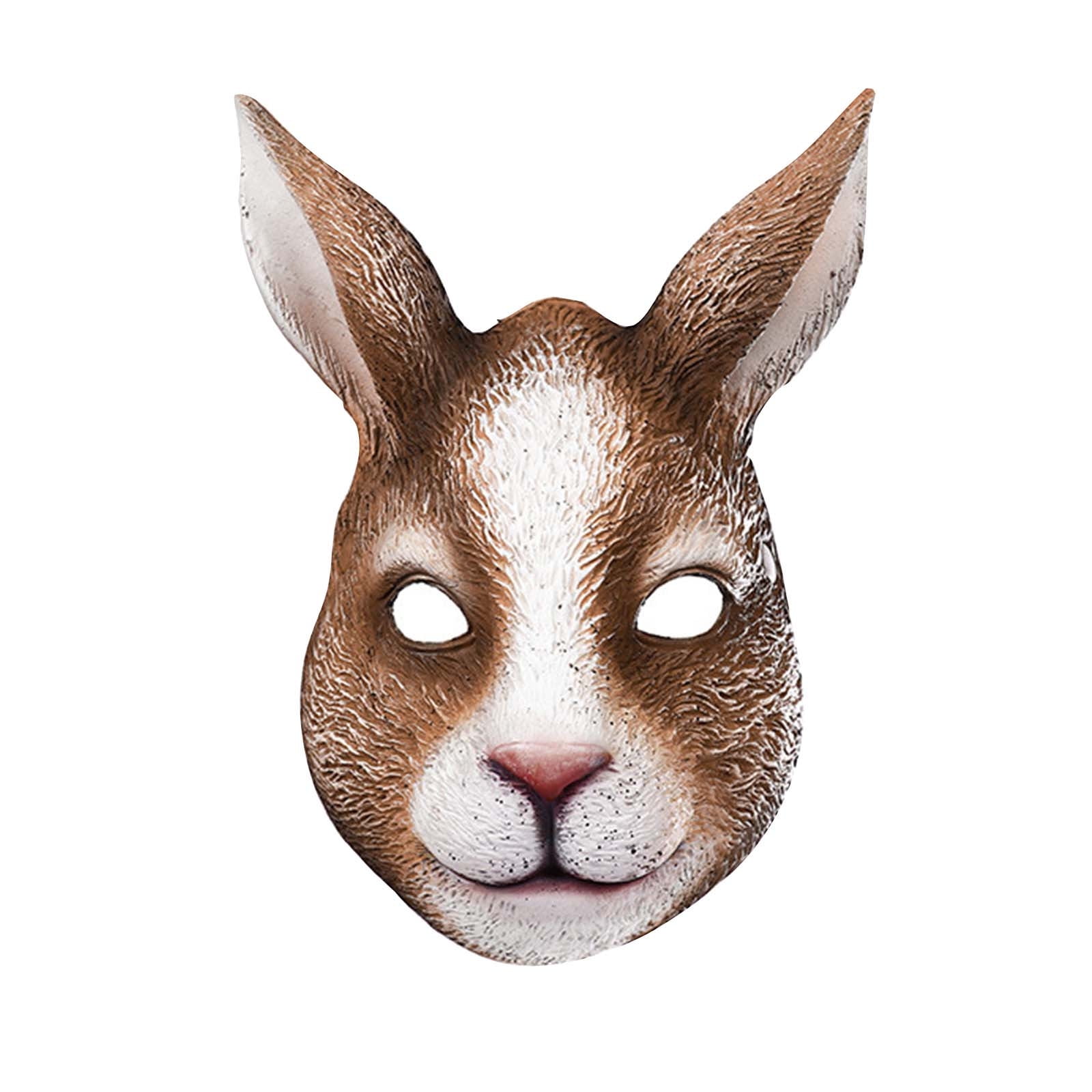 Zhuashum Carnival Mask Easter Rabbit Half Face Rabbit For Easter Party ...