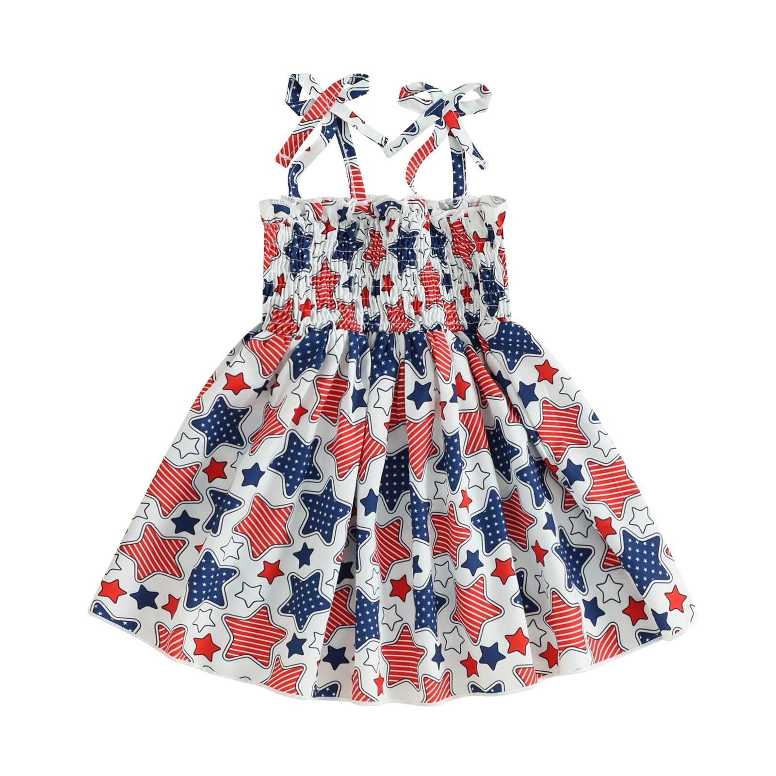 Zhuashum Girls Dresses 12 Months 4Th Of July Short Sleeve 2025 Baby ...