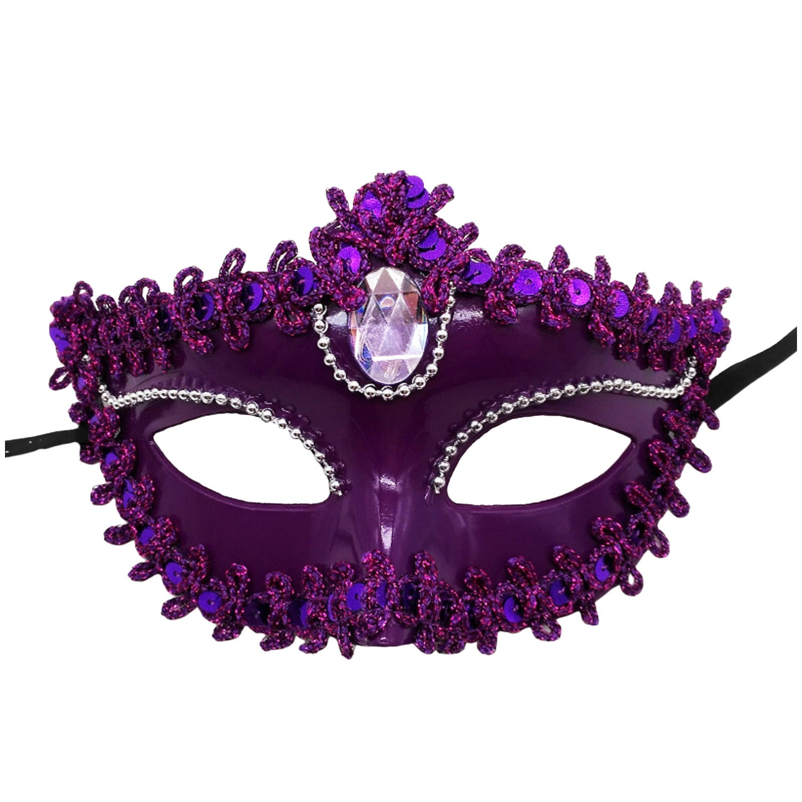 Zhuashum Masks Women Men Mould Festivals Disco Party Mould Purple ...