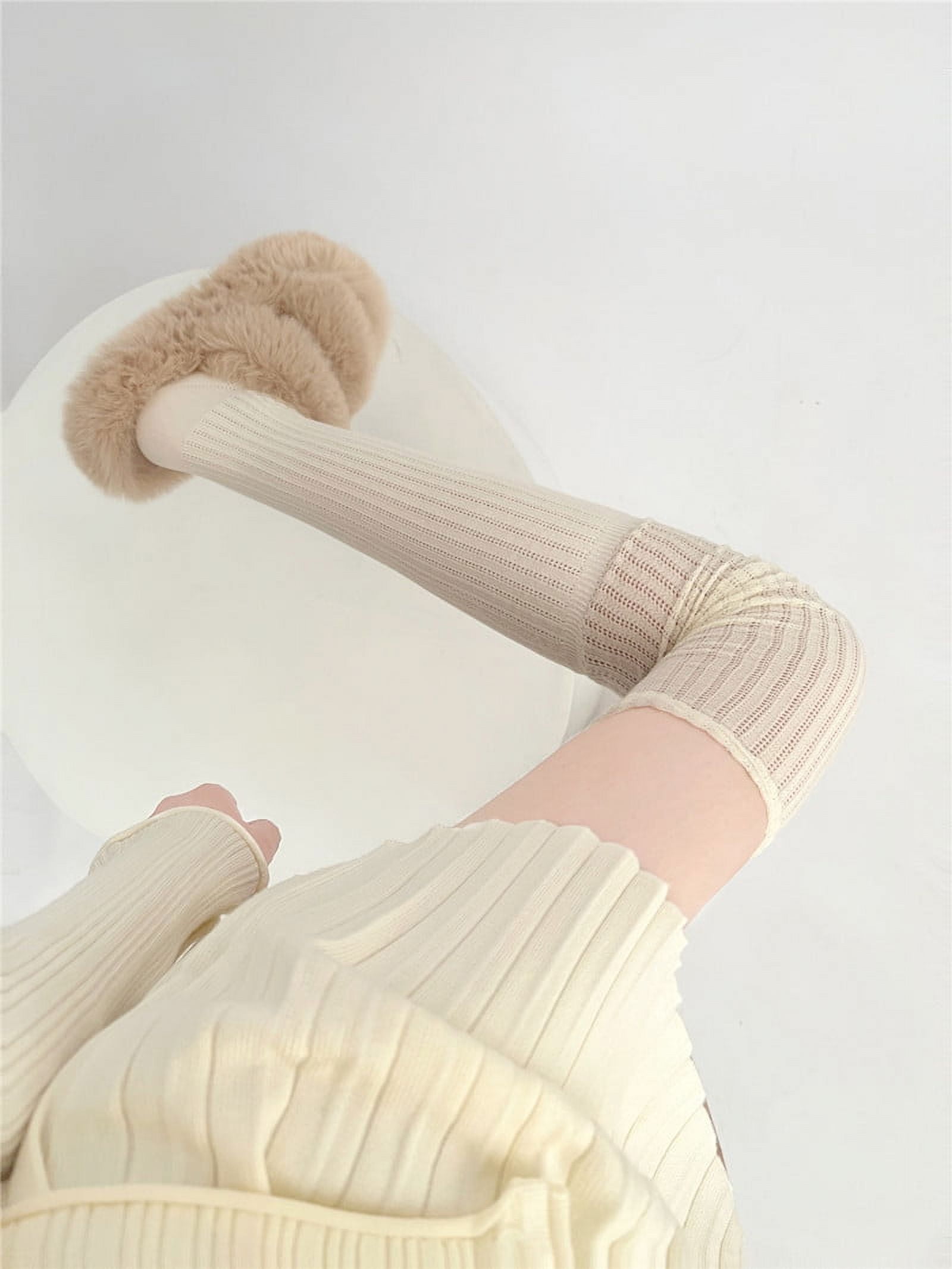 Zhuge 1 Pairs Over Knee Socks Knee-High Socks High Thigh Boot Stockings ...