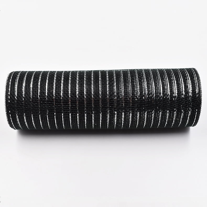 Zhuge 1 Rolls Decorative Mesh Rolls for Decorating and Crafting ，Black ...