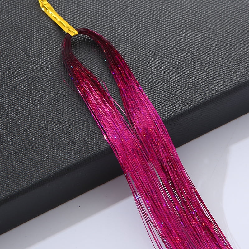 Zhuge 100Pcs Colorful Hair Strings For Braids Gradient Color Hair Rope ...