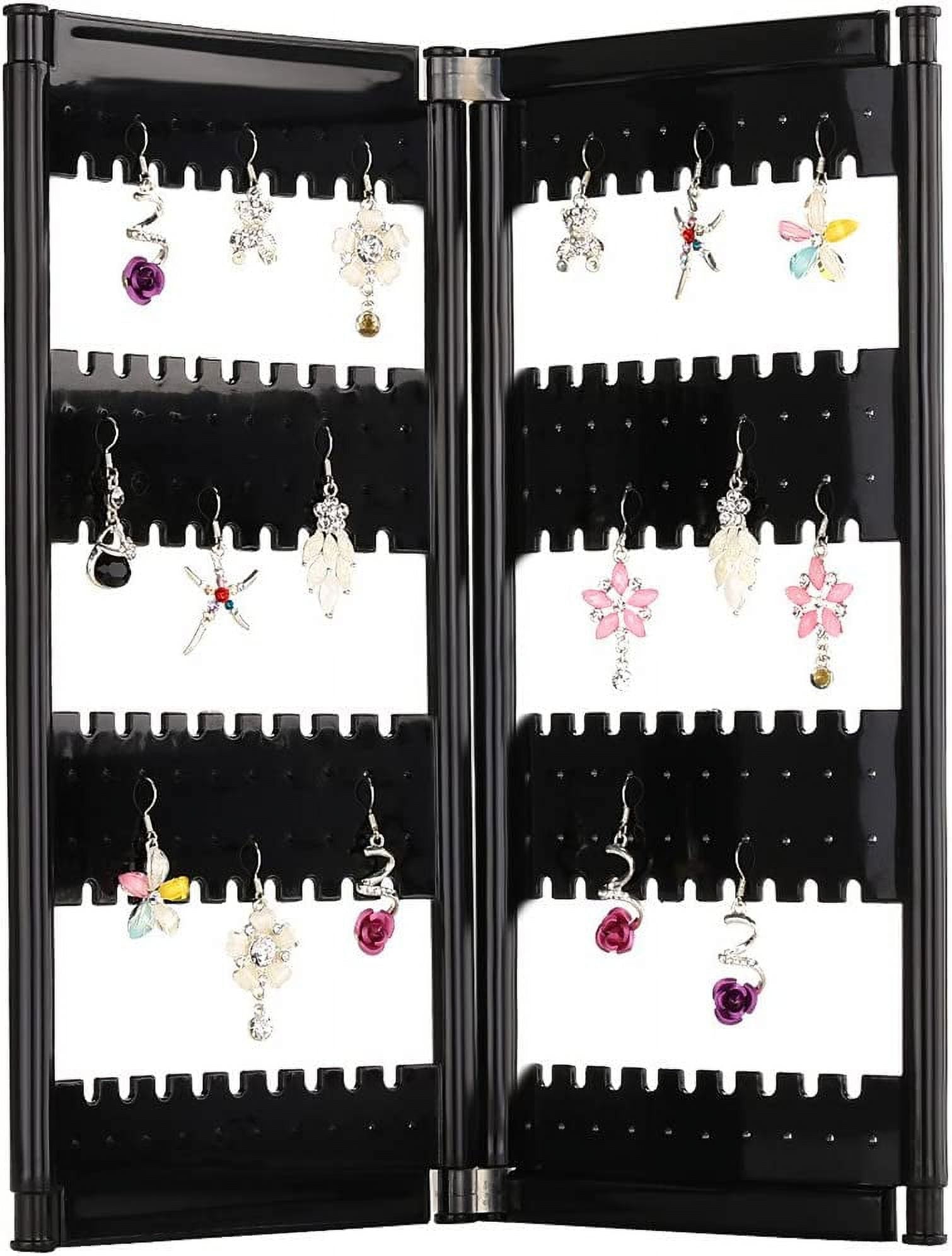 Zhuge 120 Earring Holder Jewelry Hanger Organizer Foldable Acrylic ...