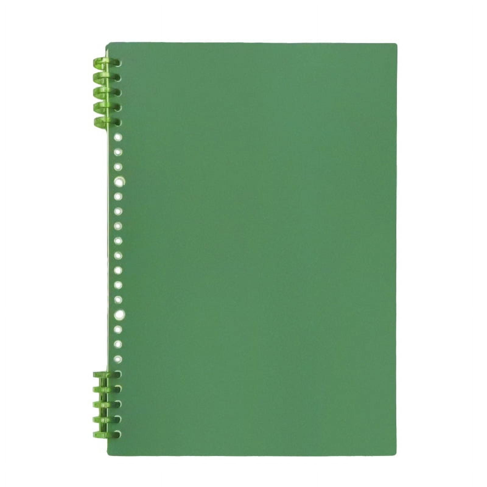 Zhuge 2 Packs A4 Plaid Spiral Notebook,Removable Thick Paper Hardcover ...