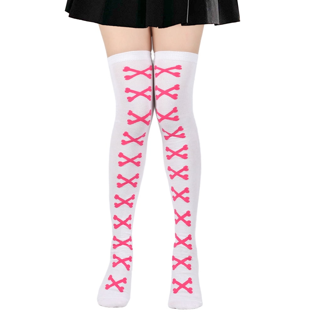 Zhuge 2 pairs Halloween Over Knee Long Stockings, Cosplay Festival ...