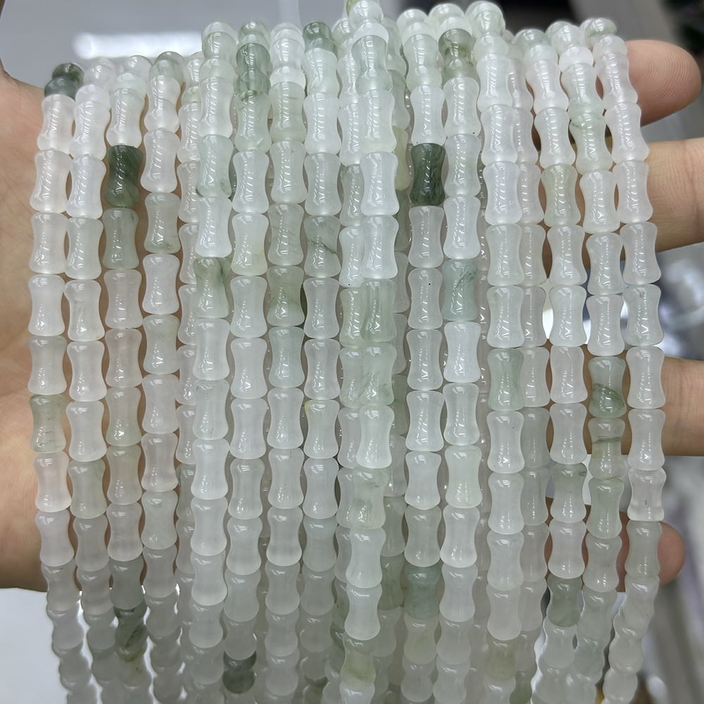 Zhuge 2 pieces 6 * 10mm natural Dongling bamboo stone, natural stone ...