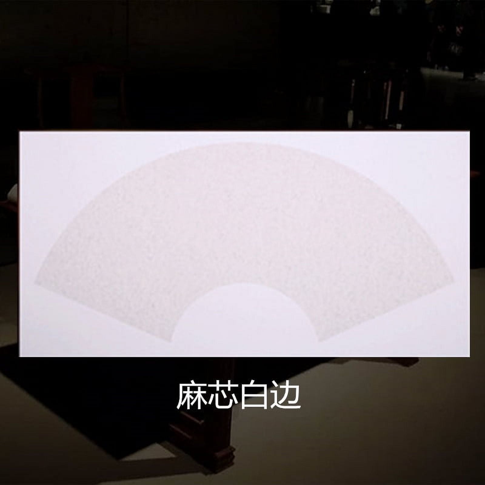 Zhuge 20pcs Calligraphy Writing Paper Chinese Rice Papers Fan Shaped ...