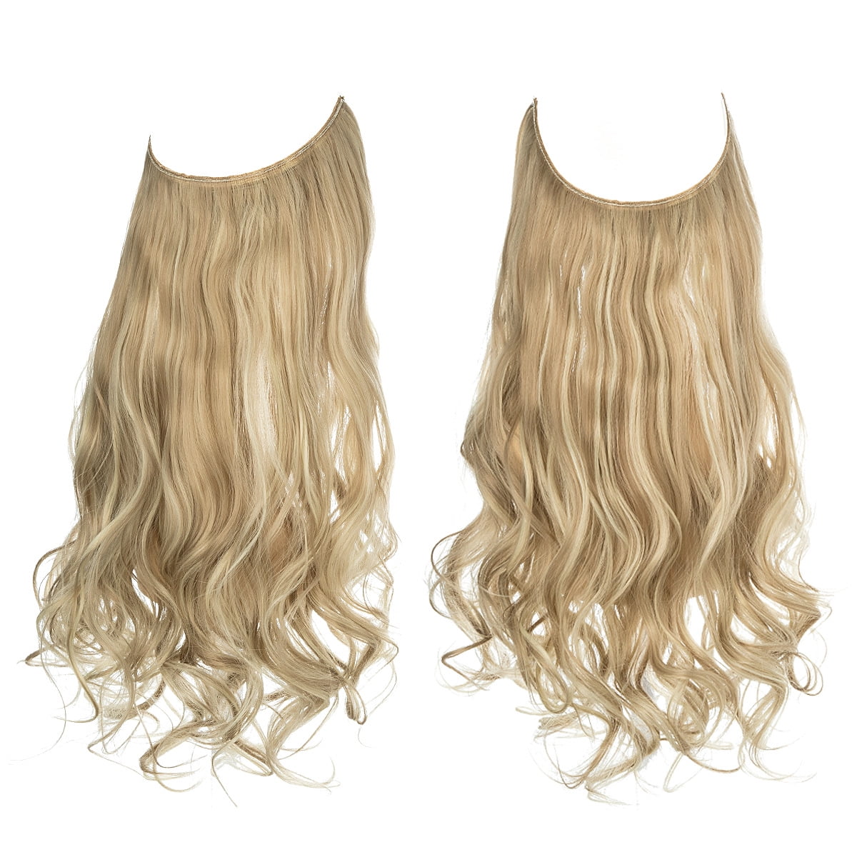 Zhuge 22-Inch Long Wavy Curly Hairpiece, Fish Line Design with ...