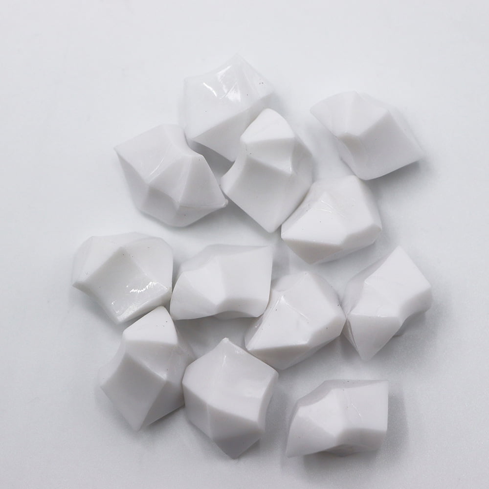Zhuge 280PCS（1.1 lb） White Fake Ice Rocks, Acrylic Gems Crystals ...