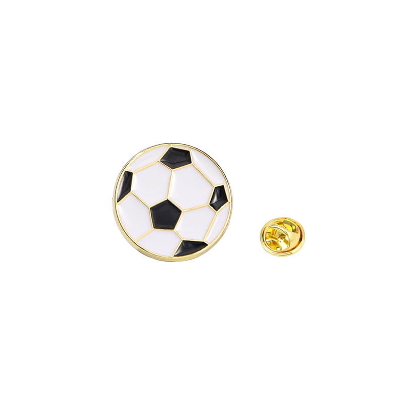 Zhuge 2pcs Cartoon Ball Brooch Pin,Basketball Soccer Volleyball Tennis ...