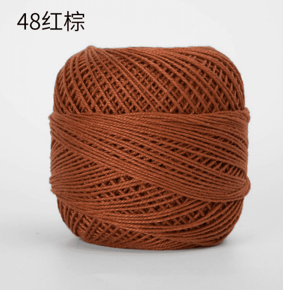 Zhuge 3 Skeins 50g Fine-Spun Pure Cotton Crochet Thread, Soft Yarn for ...