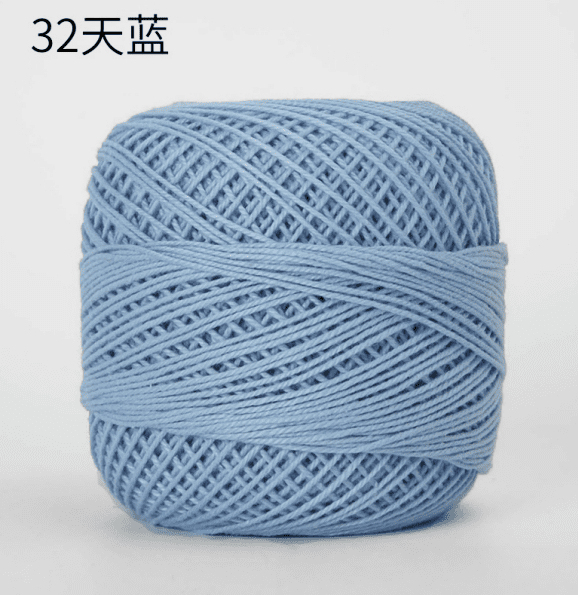 Zhuge 3 Skeins 50g Fine-Spun Pure Cotton Crochet Thread, Soft Yarn for ...