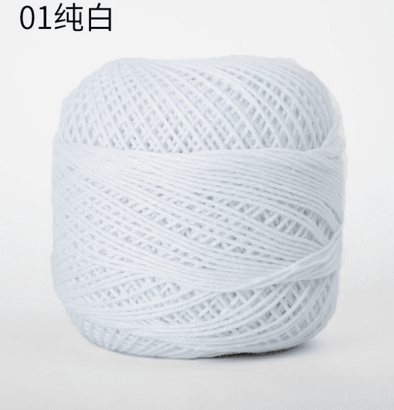 Zhuge 3 Skeins 50g Fine-Spun Pure Cotton Crochet Thread, Soft Yarn for ...