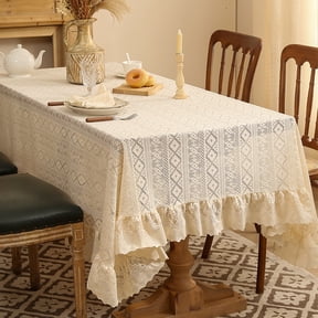 Shop Ruffled and Vintage Tablecloths for Home Decor and Events