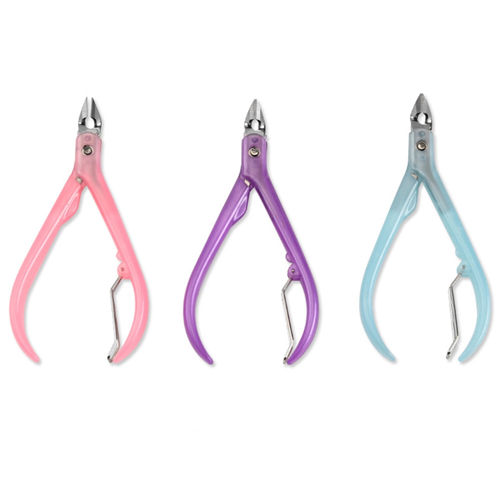 Zhuge 3Pcs Cuticle Trimmer Cuticle Nippers Nail Clippers, Professional ...