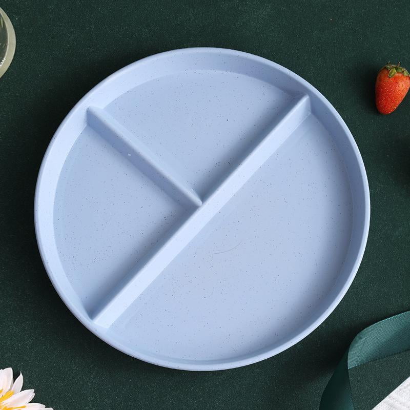 Zhuge (4 Pack) Portion Control Plate for Balanced Eating, Unbreakable ...