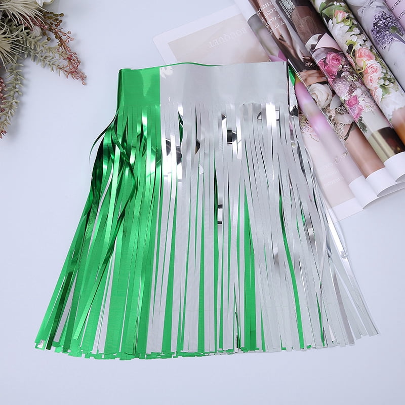 Zhuge 5 Pack Foil Fringe Banner Hanging Patry Decoration Backdrop for ...