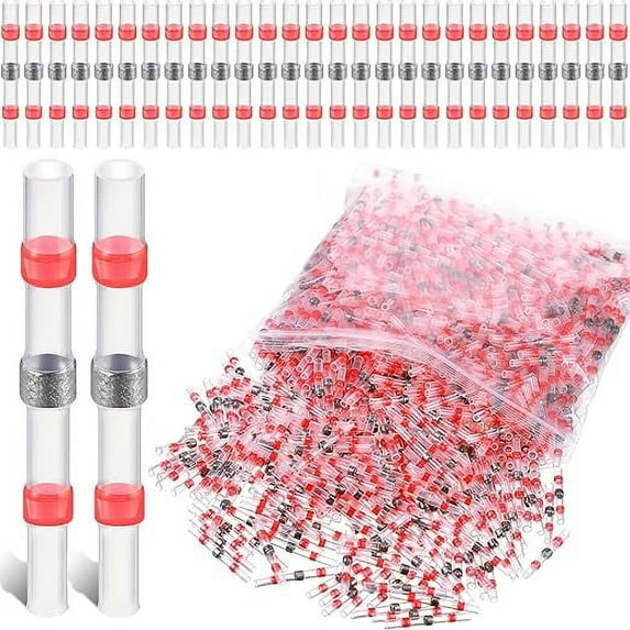 Zhuge 50 red welding sealed, heat shrink docking connector, wire ...