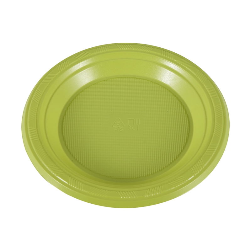 Zhuge 60Pcs 7in Plastic Dinner Plates, Disposable Plates Bulk Pack ...