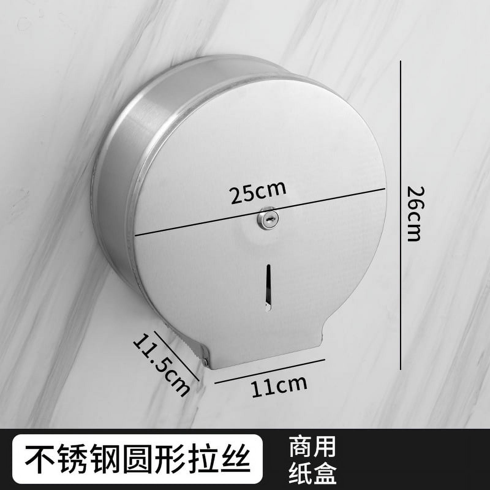 Zhuge Bathroom Roll Dispenser, Wall Mounted Commercial Toilet Paper ...