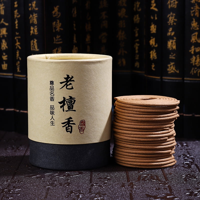 Zhuge Coil Incense - 40 Coils -1.5HR Burn Time | Sandalwood | Buddhist ...