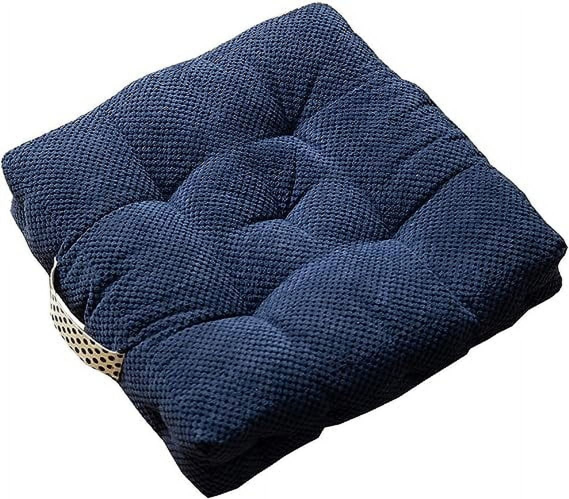 Zhuge Corn Striped Chair Cushion Pad with Handle Soild Soft Corduroy ...