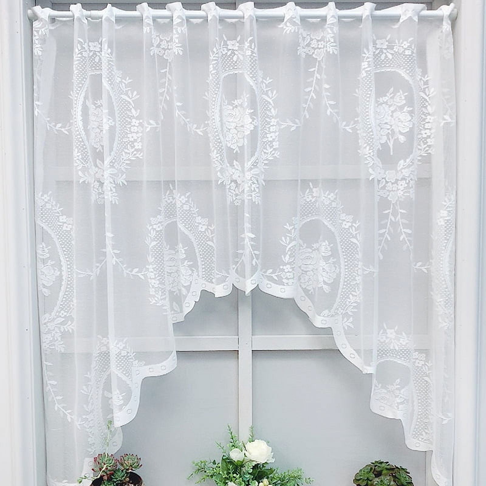 Zhuge Curtains Sheer - Texture Sheer Window Covering, Light & Airy ...