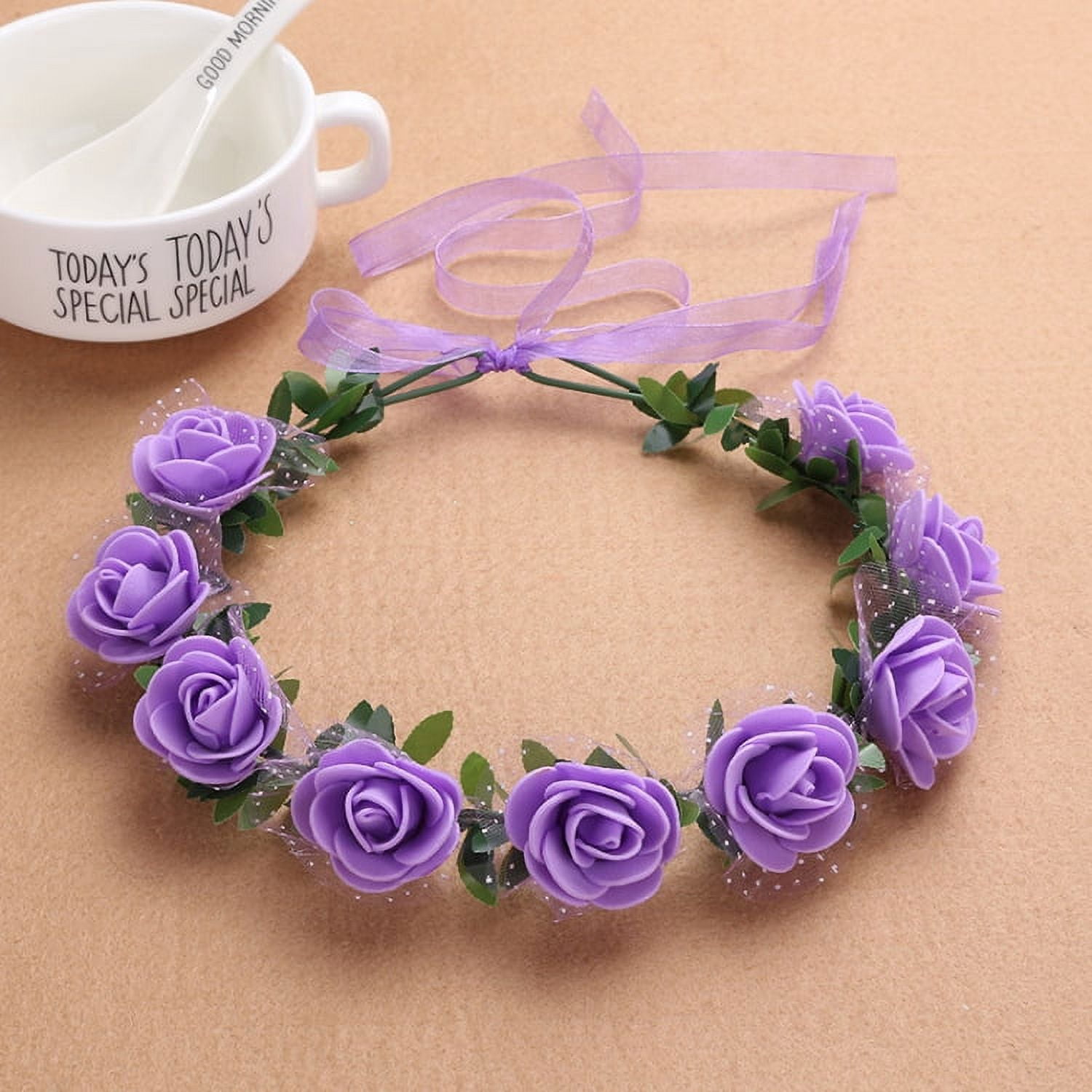 Zhuge Flower Headbands Women Bride Flower Crown For Wedding Party ...